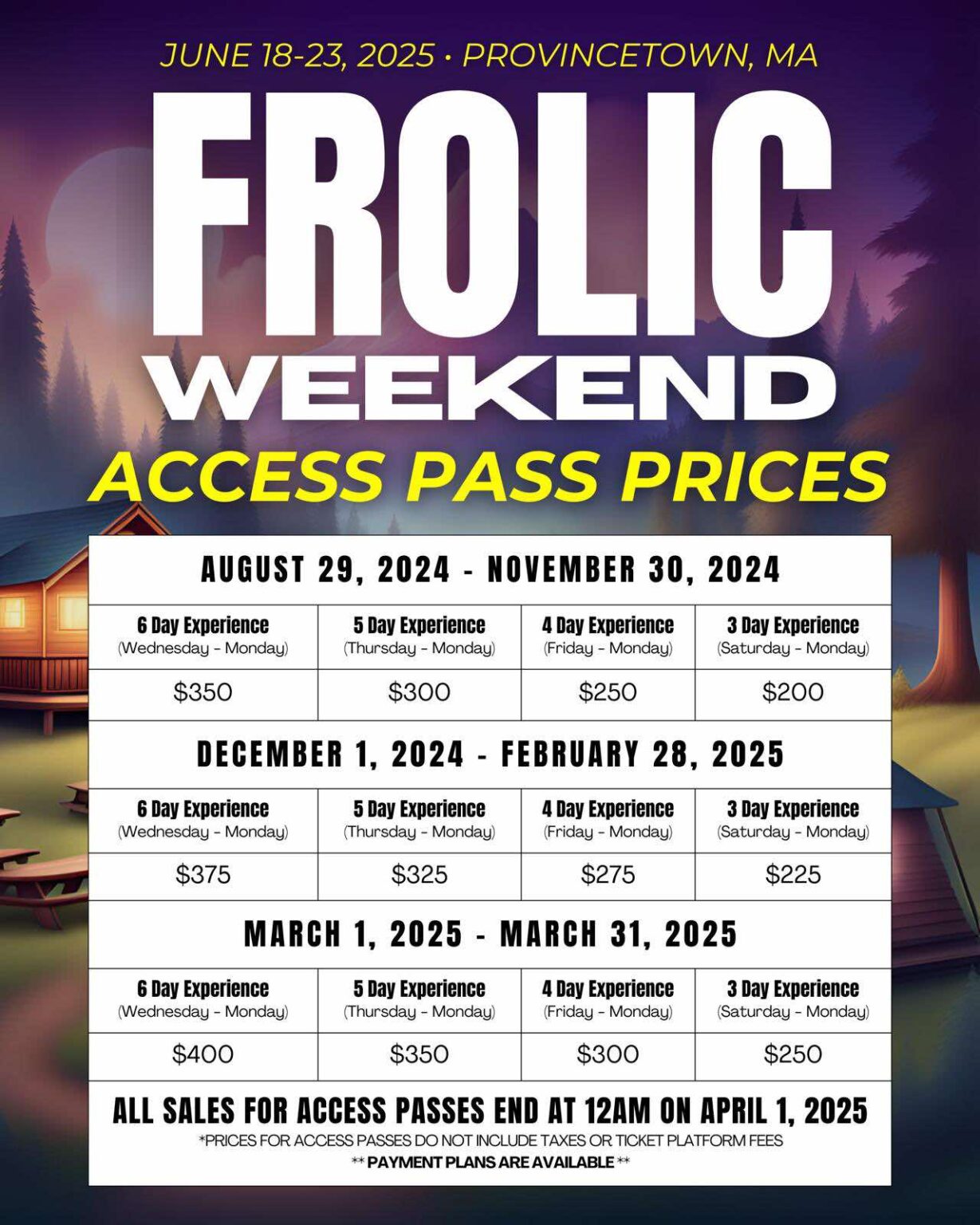 FROLIC Weekend - FROLIC